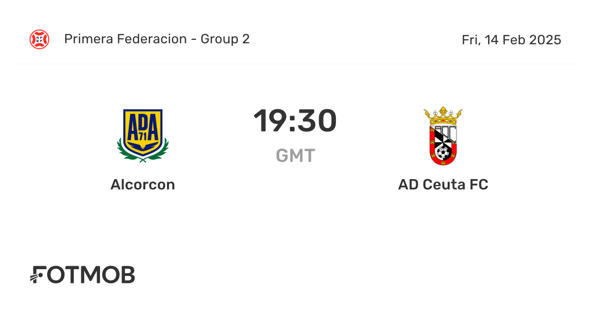 Alcorcon vs AD Ceuta FC - marcador en vivo, alineaciones previstas y ...