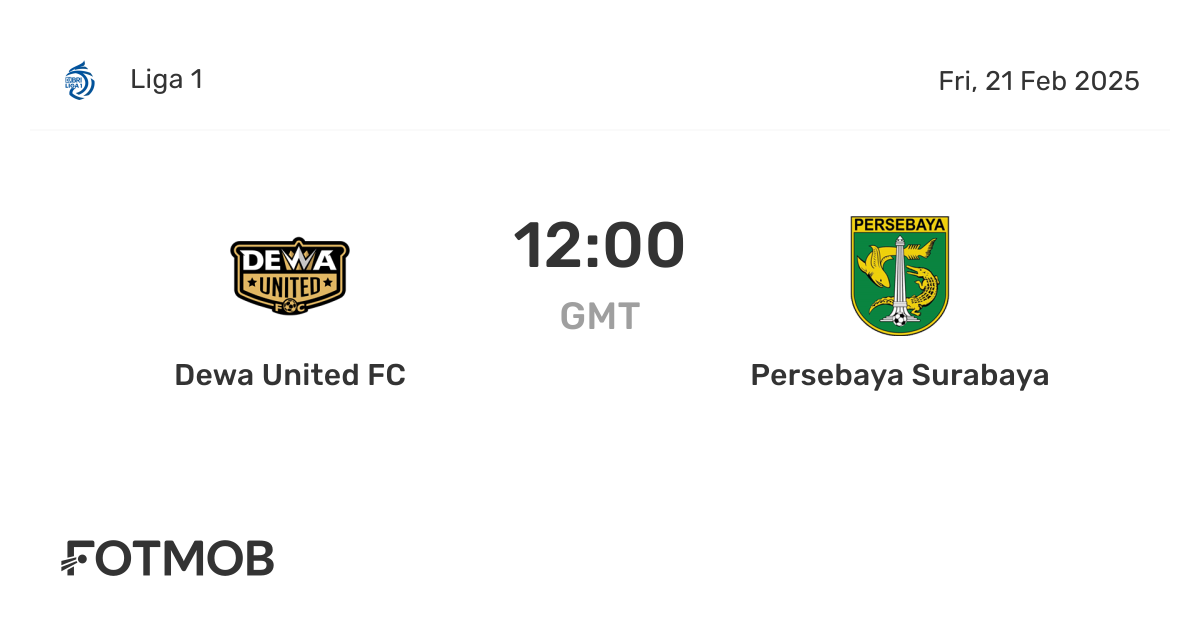 Dewa United FC vs Persebaya Surabaya - live score, predicted lineups ...