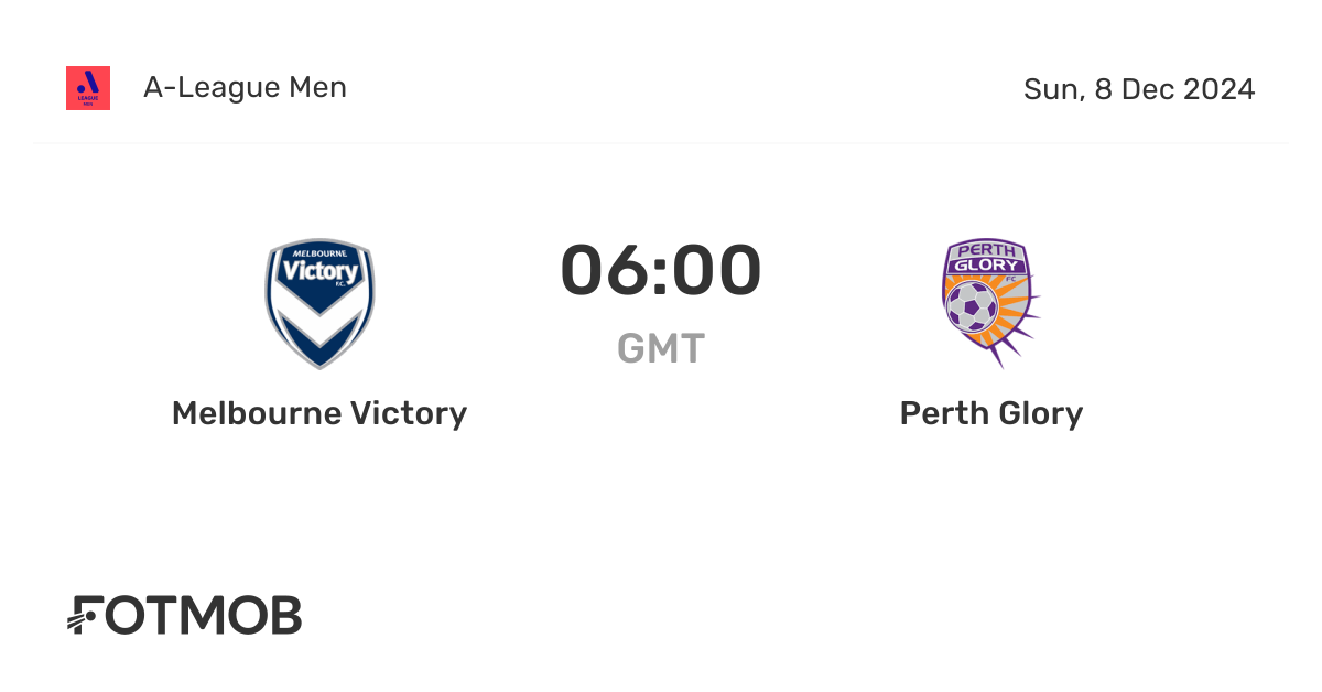 Melbourne Victory vs Perth Glory - marcador en vivo, alineaciones ...