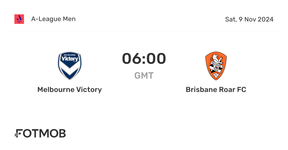 Melbourne Victory vs Brisbane Roar FC - live score, predicted lineups ...