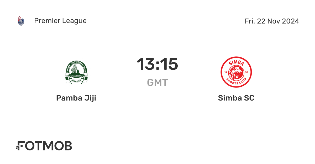 Pamba SC vs Simba SC - live score, predicted lineups and H2H stats