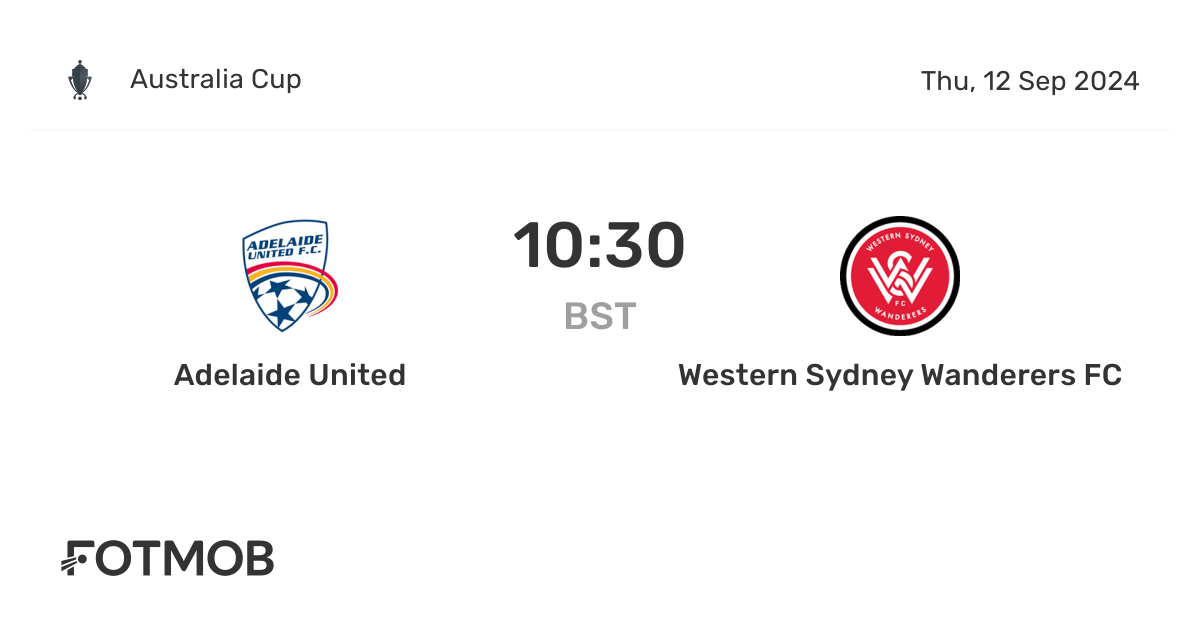 Adelaide United vs Western Sydney Wanderers FC - marcador en vivo, alineaciones previstas y ...