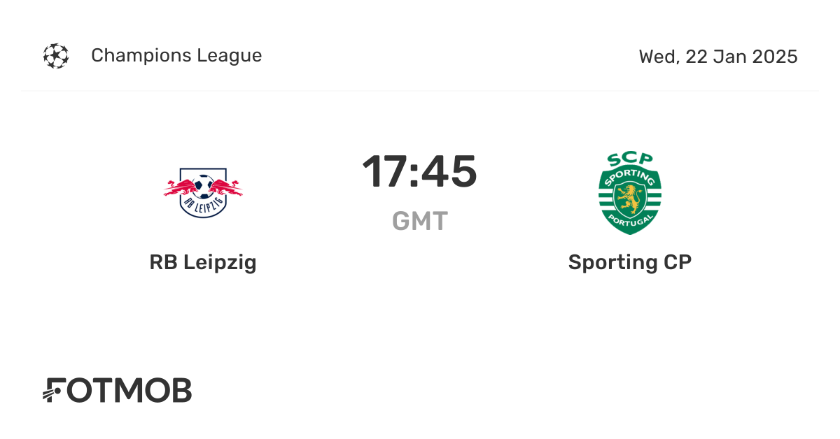 RB Leipzig vs Sporting CP - live score, predicted lineups and H2H stats