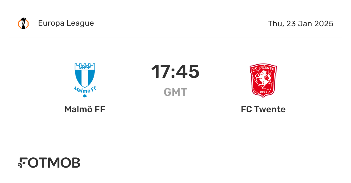 Malmö FF vs FC Twente - resultado ao vivo, equipas iniciais prováveis e ...