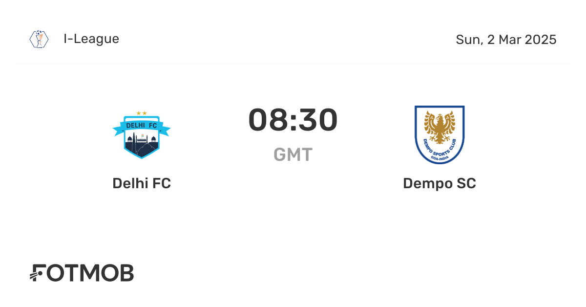 Delhi FC vs Dempo SC - live score, predicted lineups and H2H stats