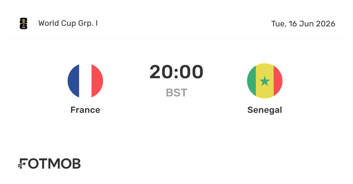 France vs Senegal - live score, predicted lineups and H2H stats
