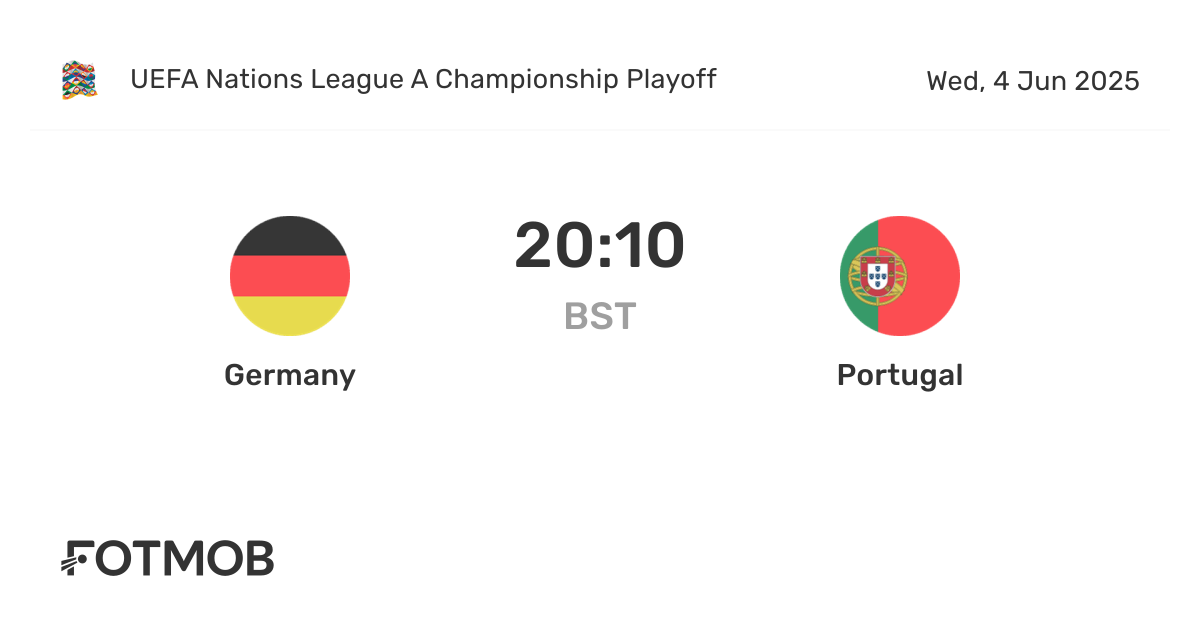 Germany vs Portugal - live score, predicted lineups and H2H stats