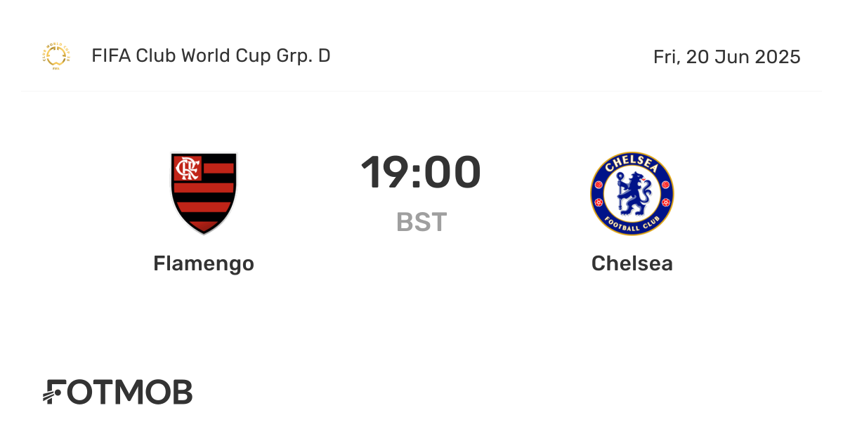 Flamengo vs Chelsea - live score, predicted lineups and H2H stats