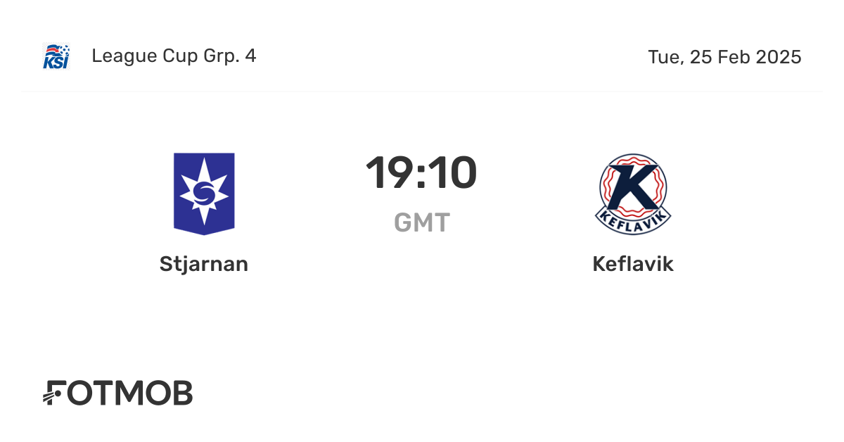 Stjarnan vs Keflavik - live score, predicted lineups and H2H stats