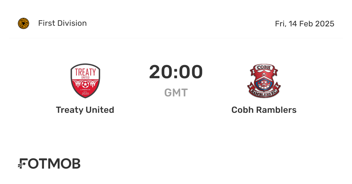 Treaty United vs Cobh Ramblers - live score, predicted lineups and H2H ...