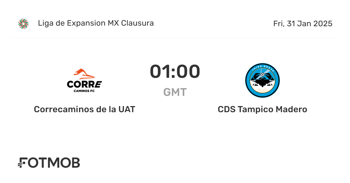 Correcaminos de la UAT vs CDS Tampico Madero - live score, predicted ...