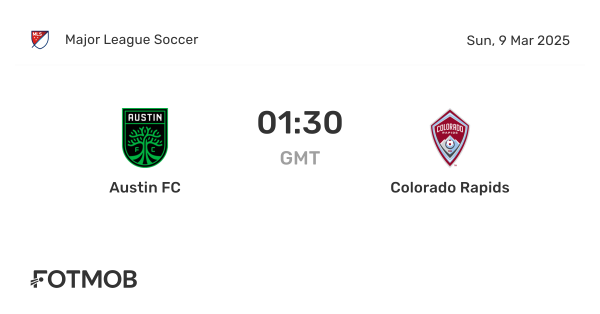 Austin FC vs Colorado Rapids - live score, predicted lineups and H2H stats