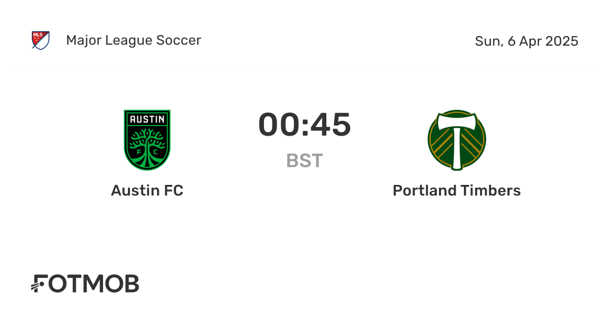 Austin FC vs Portland Timbers - marcador en vivo, alineaciones ...