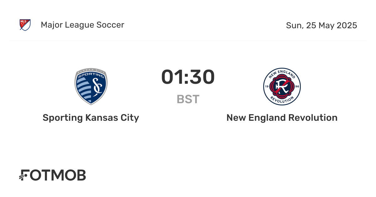 Sporting Kansas City vs New England Revolution - live score, predicted ...