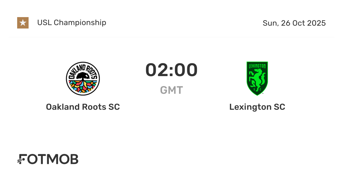Oakland Roots SC vs Lexington SC - live score, predicted lineups and ...