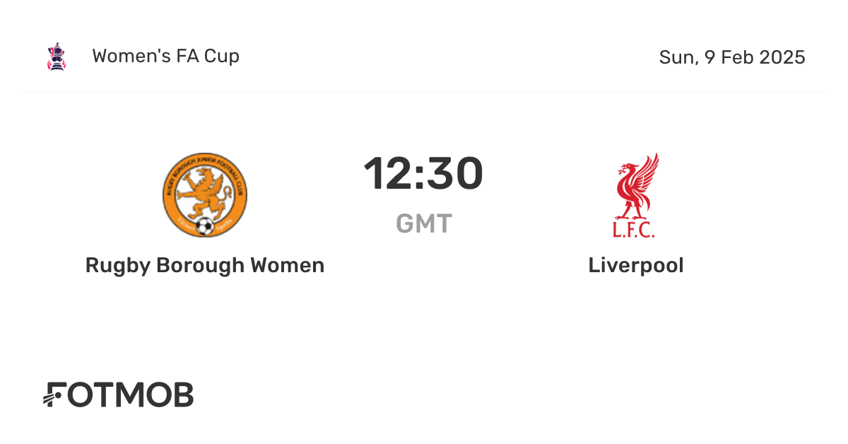 Rugby Borough Women vs Liverpool - live score, predicted lineups and ...