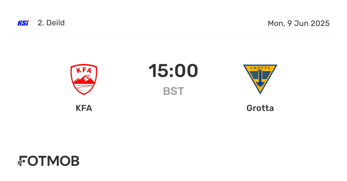KFA vs Grotta - live score, predicted lineups and H2H stats