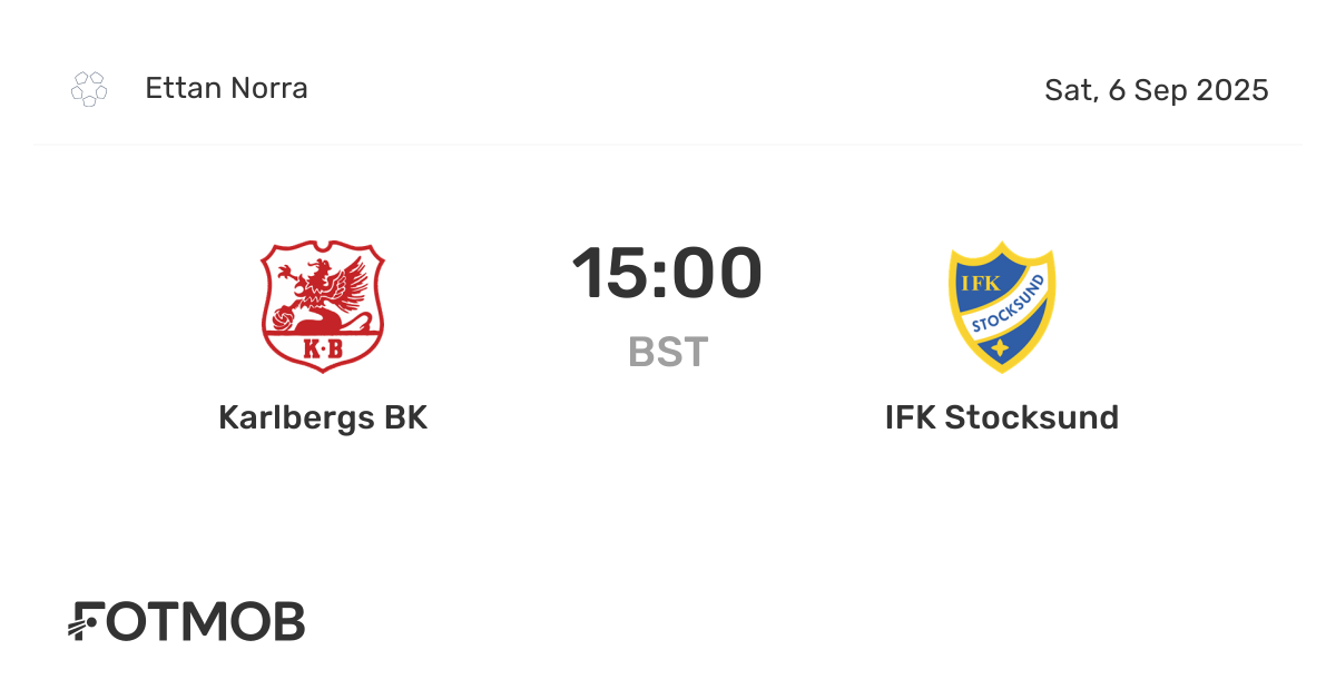 Karlbergs BK vs IFK Stocksund - marcador en vivo, alineaciones ...