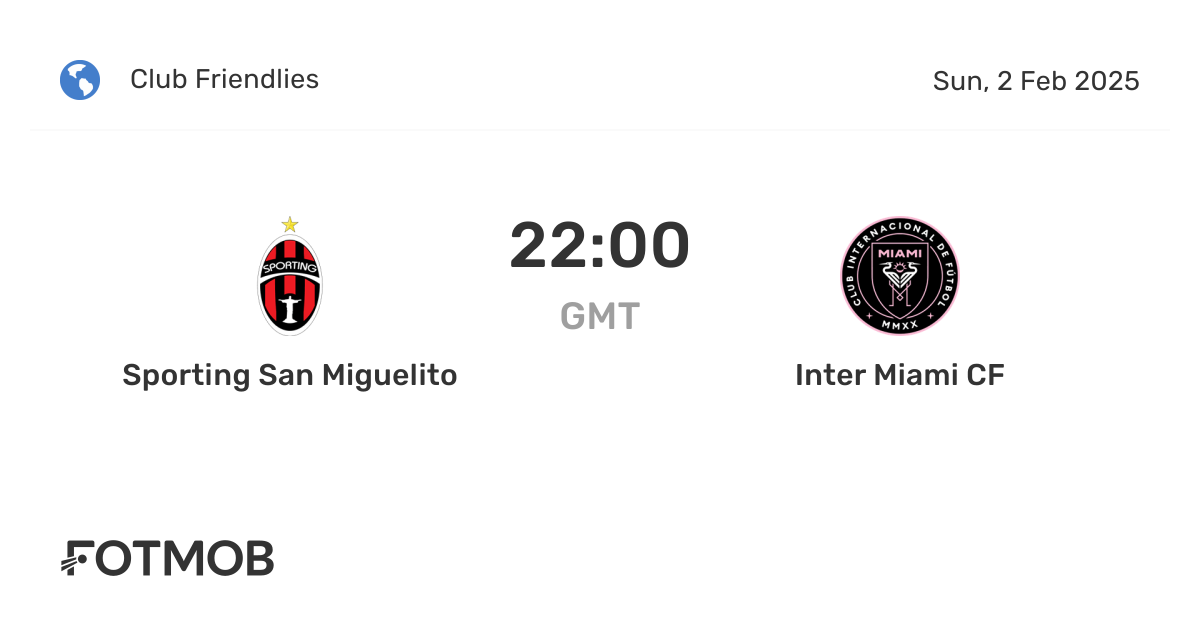 Sporting San Miguelito vs Inter Miami CF - live score, predicted ...