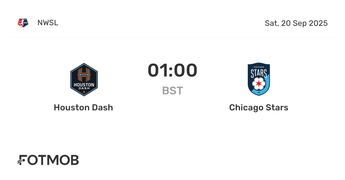 Houston Dash vs Chicago Stars - live score, predicted lineups and H2H stats