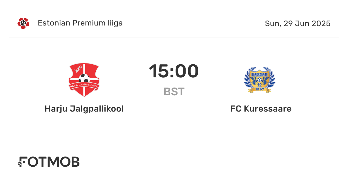 Laagri vs Kuressaare - live score, predicted lineups and H2H stats