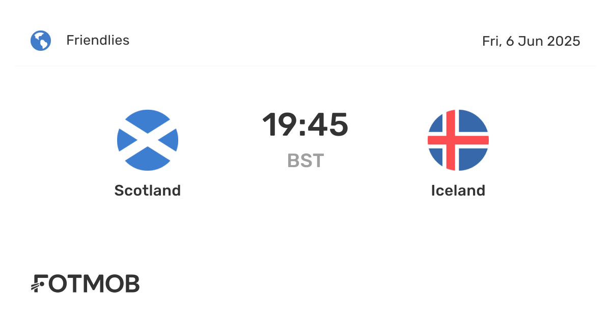 Scotland vs Iceland - live score, predicted lineups and H2H stats