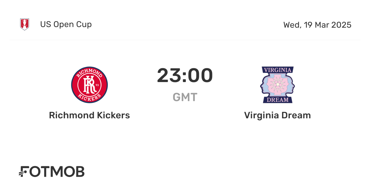 Richmond Kickers vs Virginia Dream - live score, predicted lineups and ...