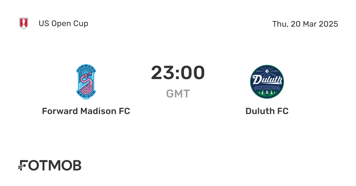 Forward Madison FC vs Duluth FC - live score, predicted lineups and H2H ...