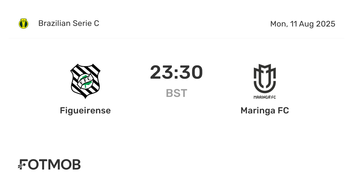 Figueirense vs Maringa FC - live score, predicted lineups and H2H stats