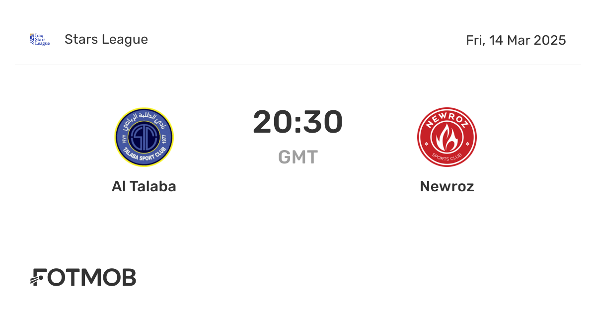 Al Talaba vs Newroz - live score, predicted lineups and H2H stats