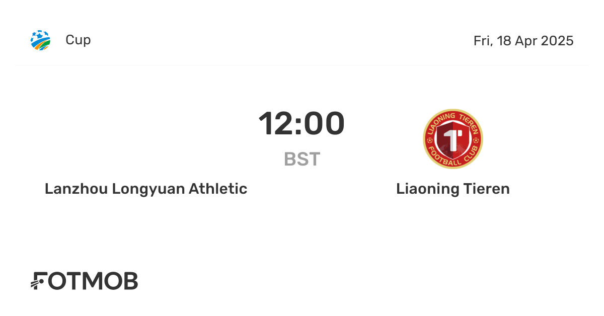 Lanzhou Longyuan Athletic vs Liaoning Tieren - live score, predicted ...
