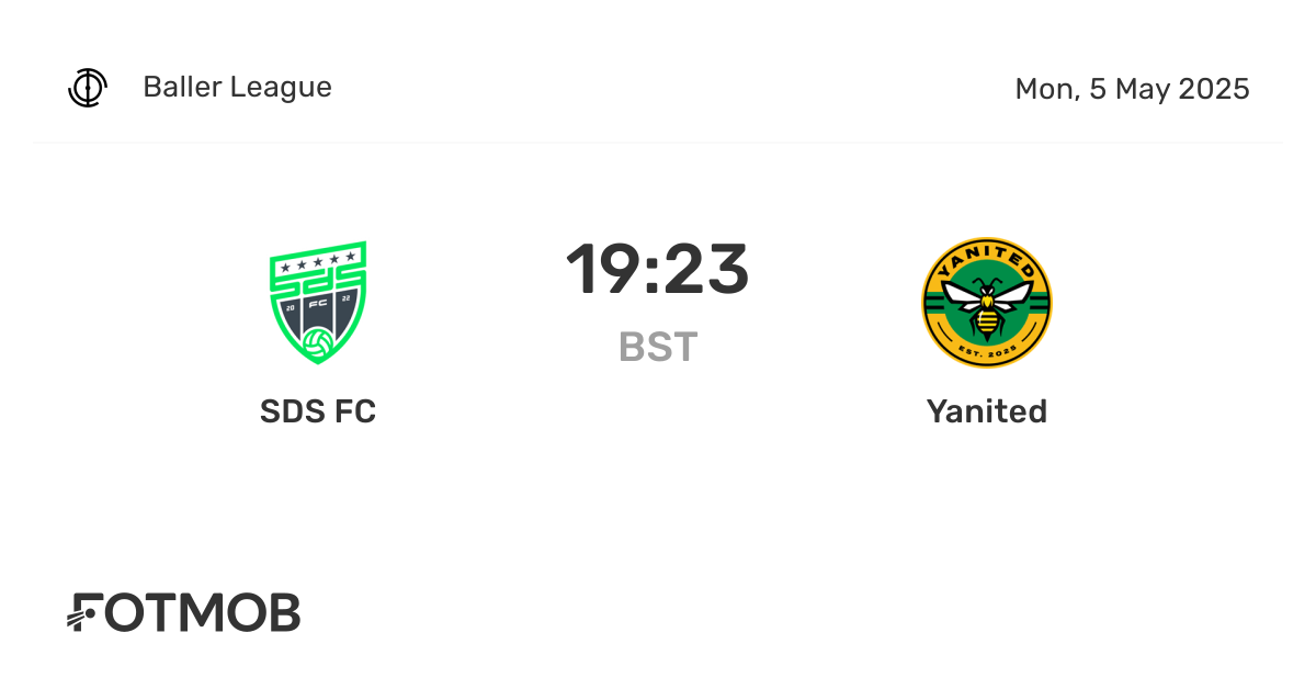 SDS FC vs Yanited - live score, predicted lineups and H2H stats