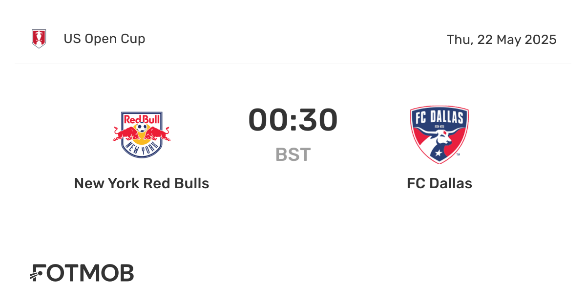 New York Red Bulls vs FC Dallas - live score, predicted lineups and H2H ...