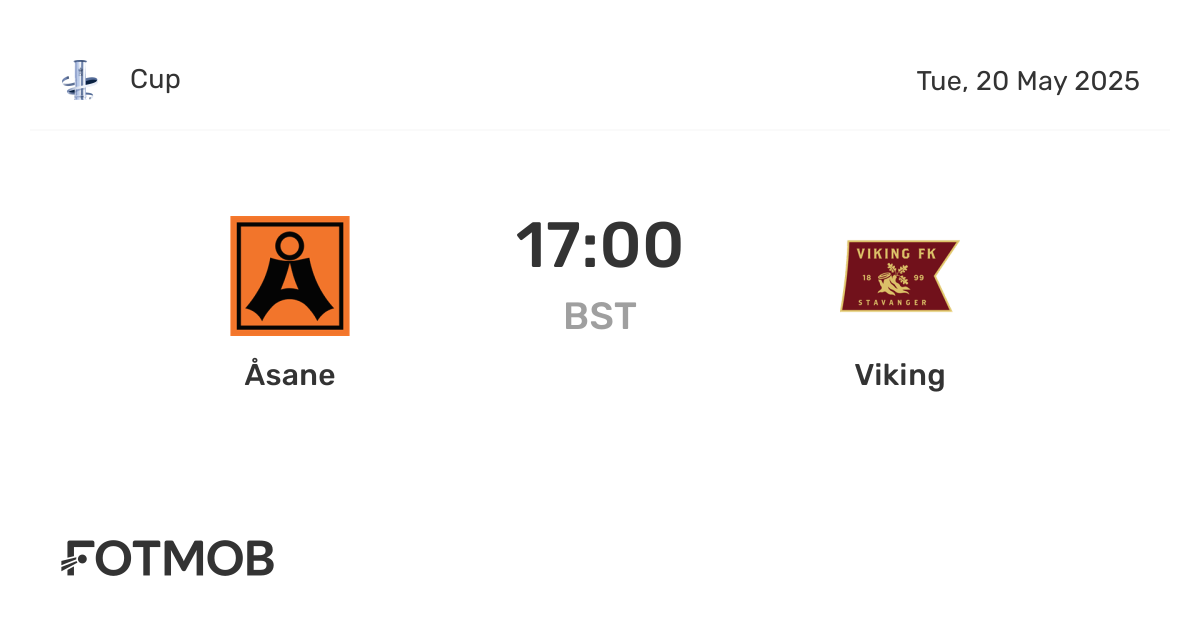 Åsane vs Viking - live score, predicted lineups and H2H stats