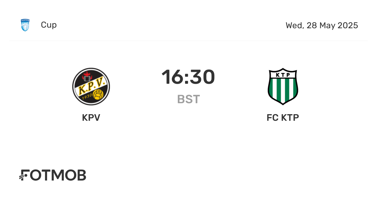 KPV vs FC KTP - live score, predicted lineups and H2H stats
