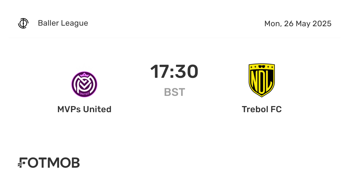 MVPs United vs Trebol FC - live score, predicted lineups and H2H stats