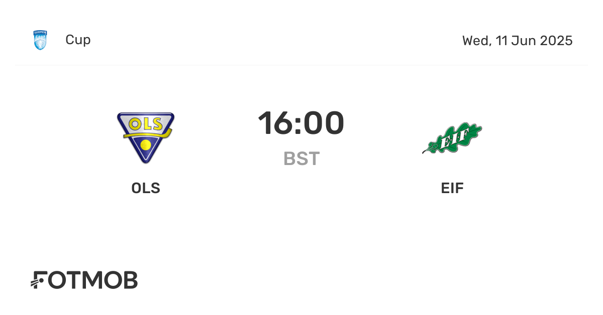 OLS vs EIF - live score, predicted lineups and H2H stats