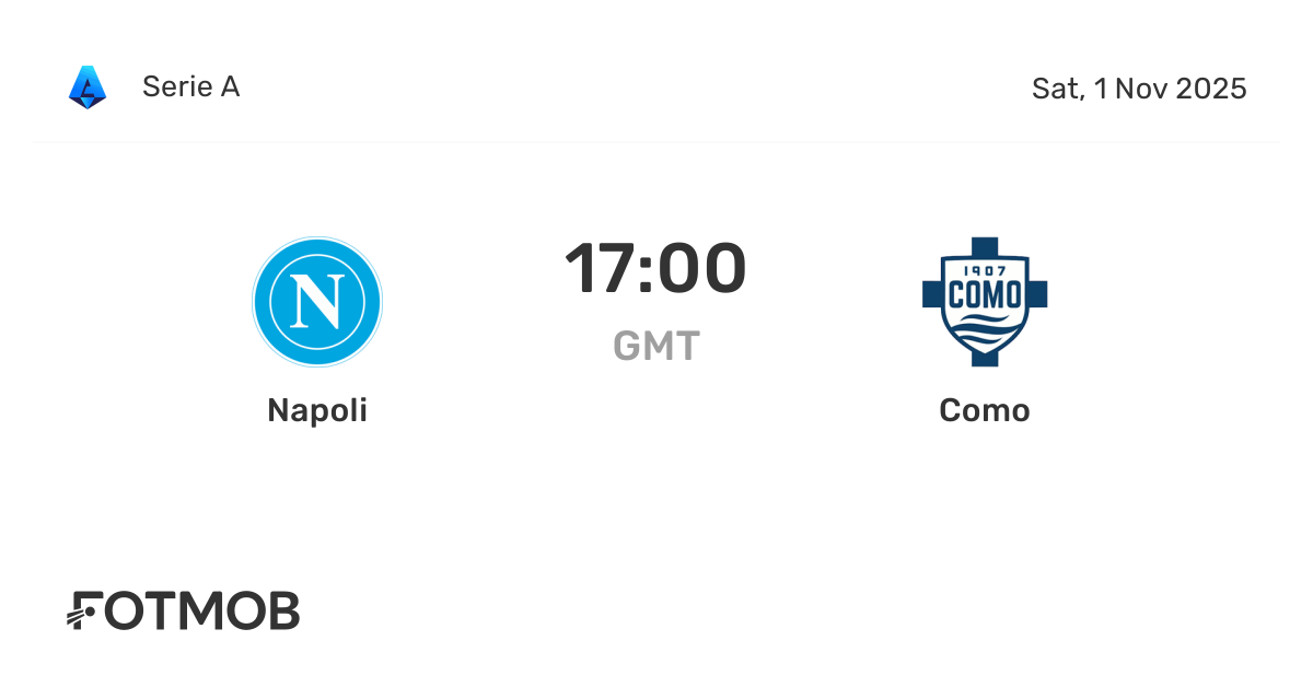 Napoli vs Como - live score, predicted lineups and H2H stats