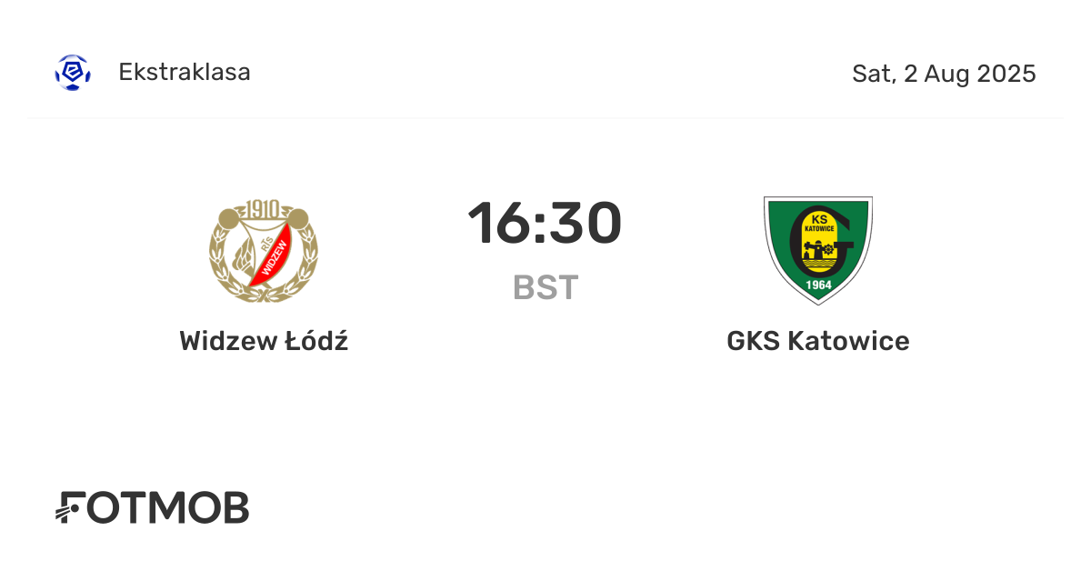 Widzew Łódź vs GKS Katowice - tỷ số trực tiếp, đội hình dự kiến và ...