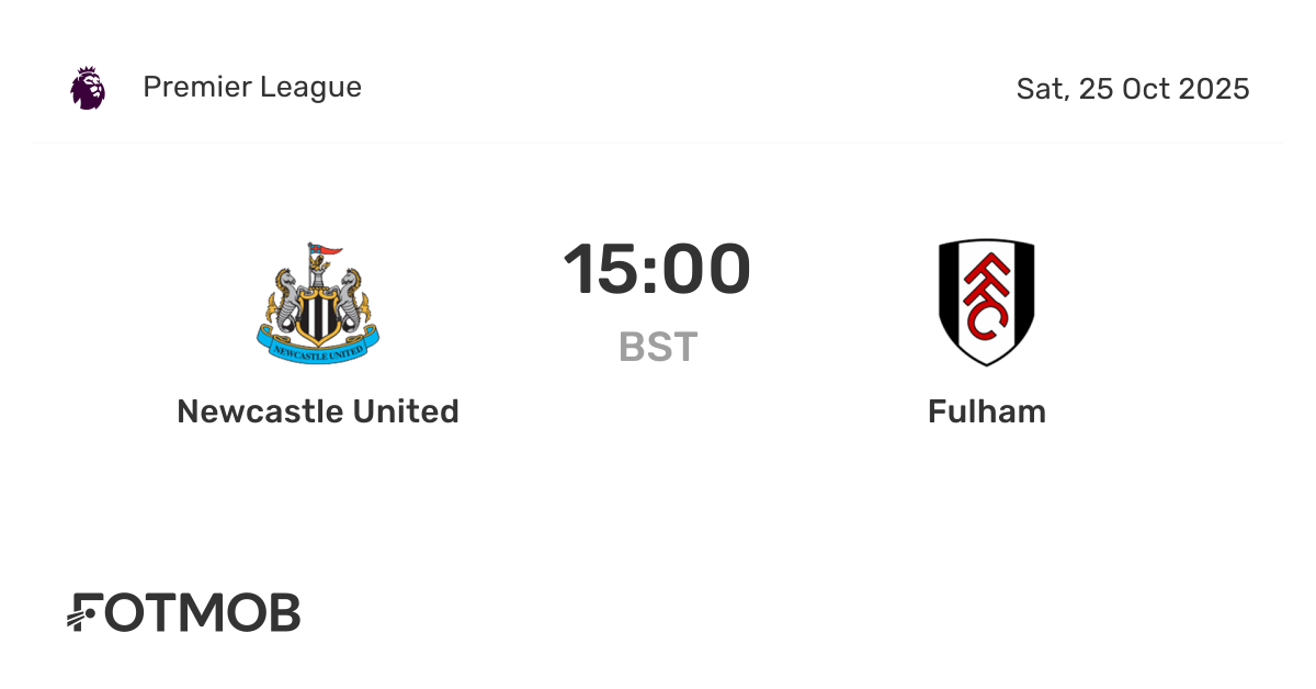 Newcastle United vs Fulham - live score, predicted lineups and H2H stats