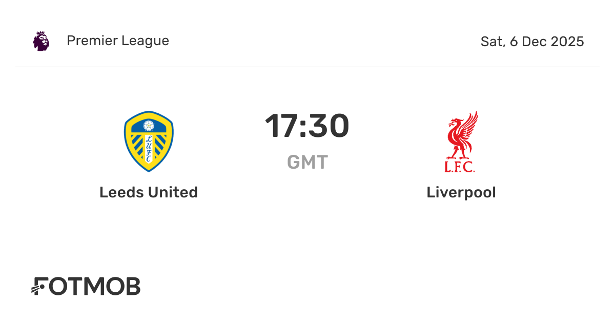 Leeds United vs Liverpool - live score, forventede startopstillinger og ...