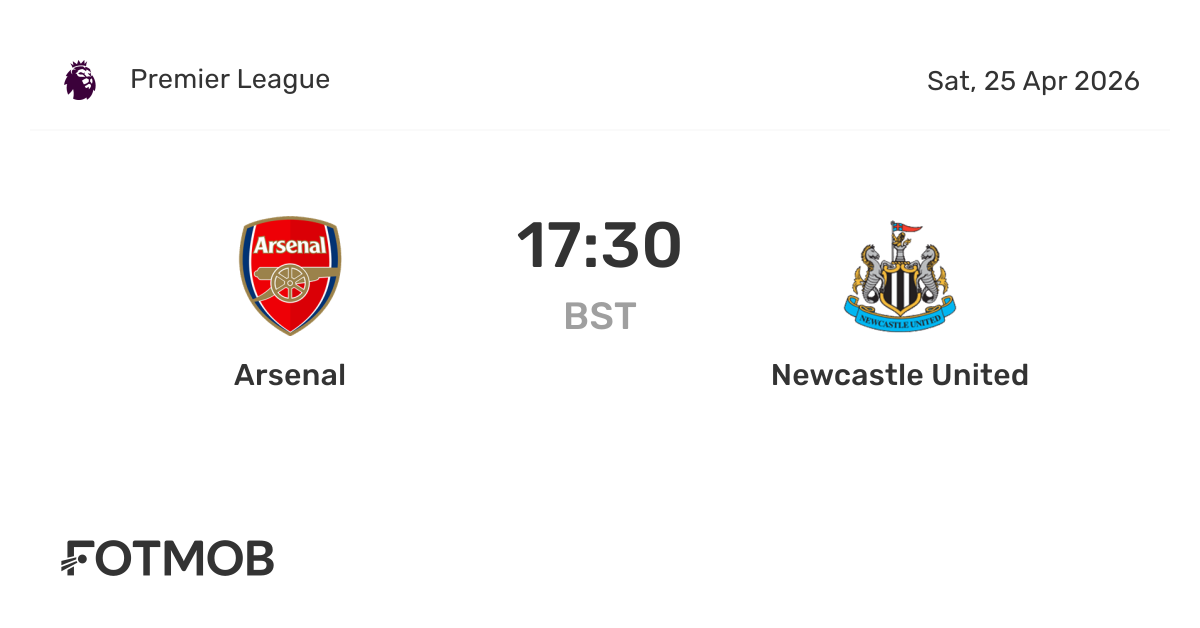 Arsenal vs Newcastle - live score, predicted lineups and H2H stats