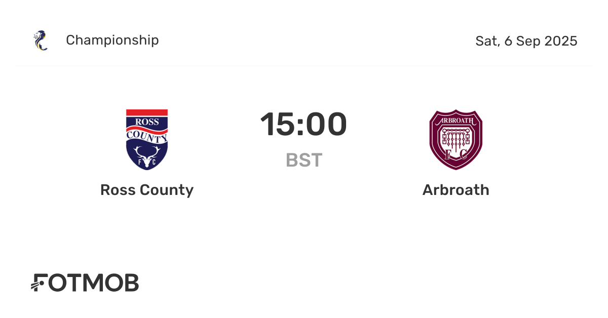 Ross County contre Arbroath - score en direct, compositions probables ...