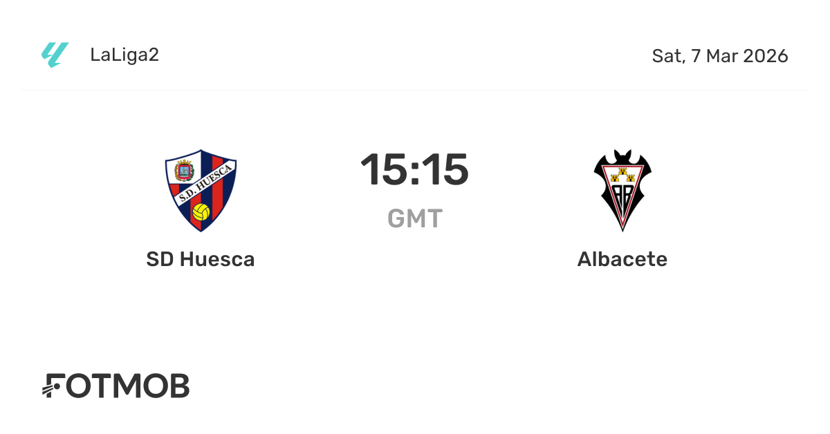 SD Huesca vs Albacete - marcador en vivo, alineaciones previstas y ...