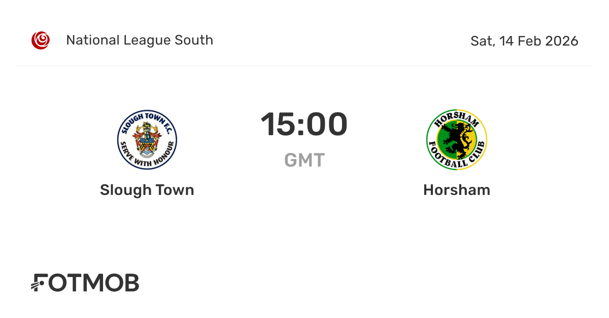Slough Town vs Horsham - marcador en vivo, alineaciones previstas y ...