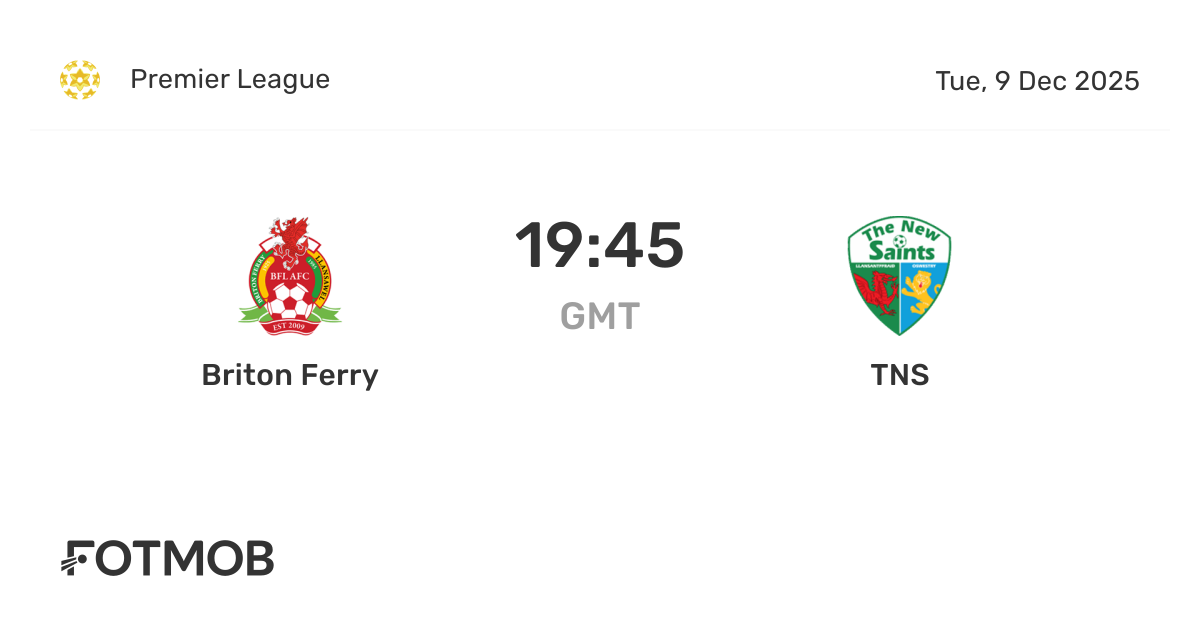 Briton Ferry vs TNS - live score, predicted lineups and H2H stats