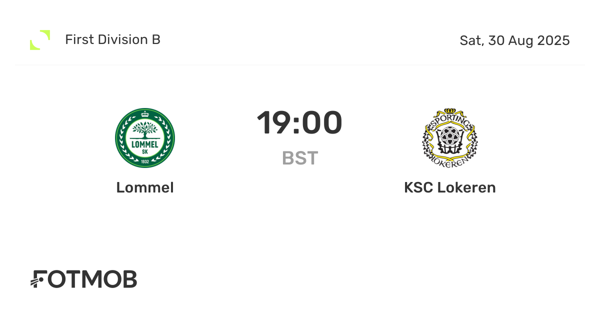 Lommel vs KSC Lokeren - live score, predicted lineups and H2H stats