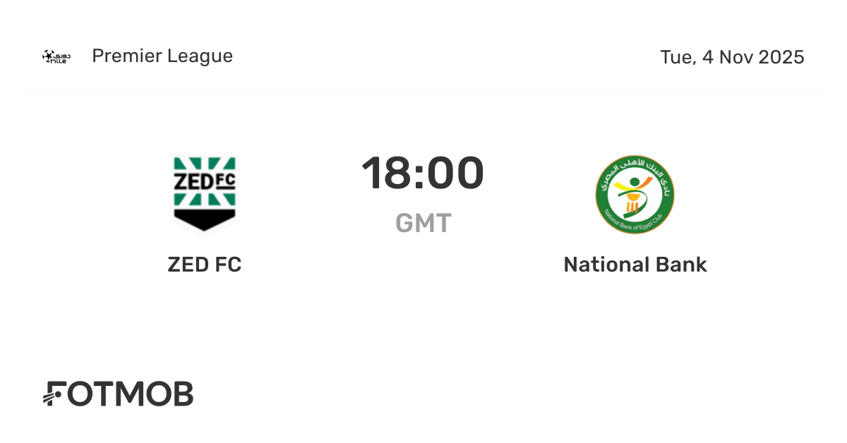ZED FC vs National Bank - live score, predicted lineups and H2H stats