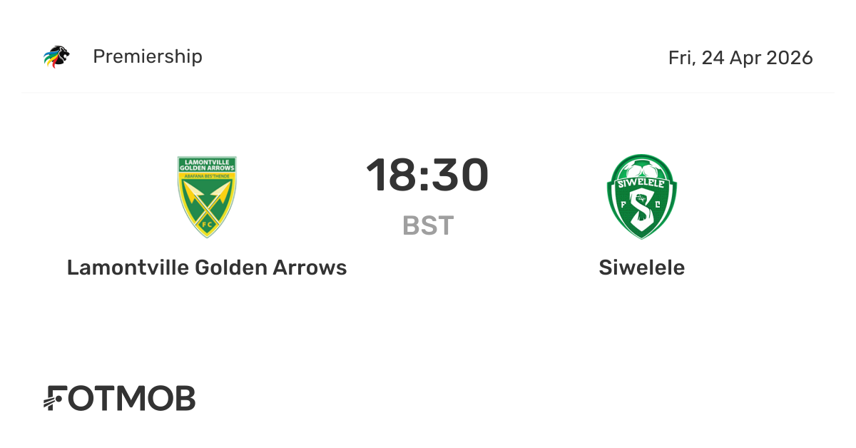Lamontville Golden Arrows vs Siwelele - live score, predicted lineups ...