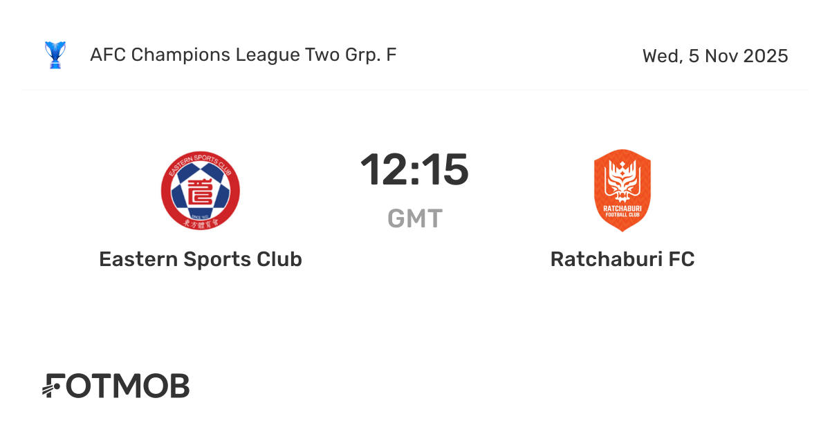 Eastern Sports Club vs Ratchaburi FC - marcador en vivo, alineaciones ...